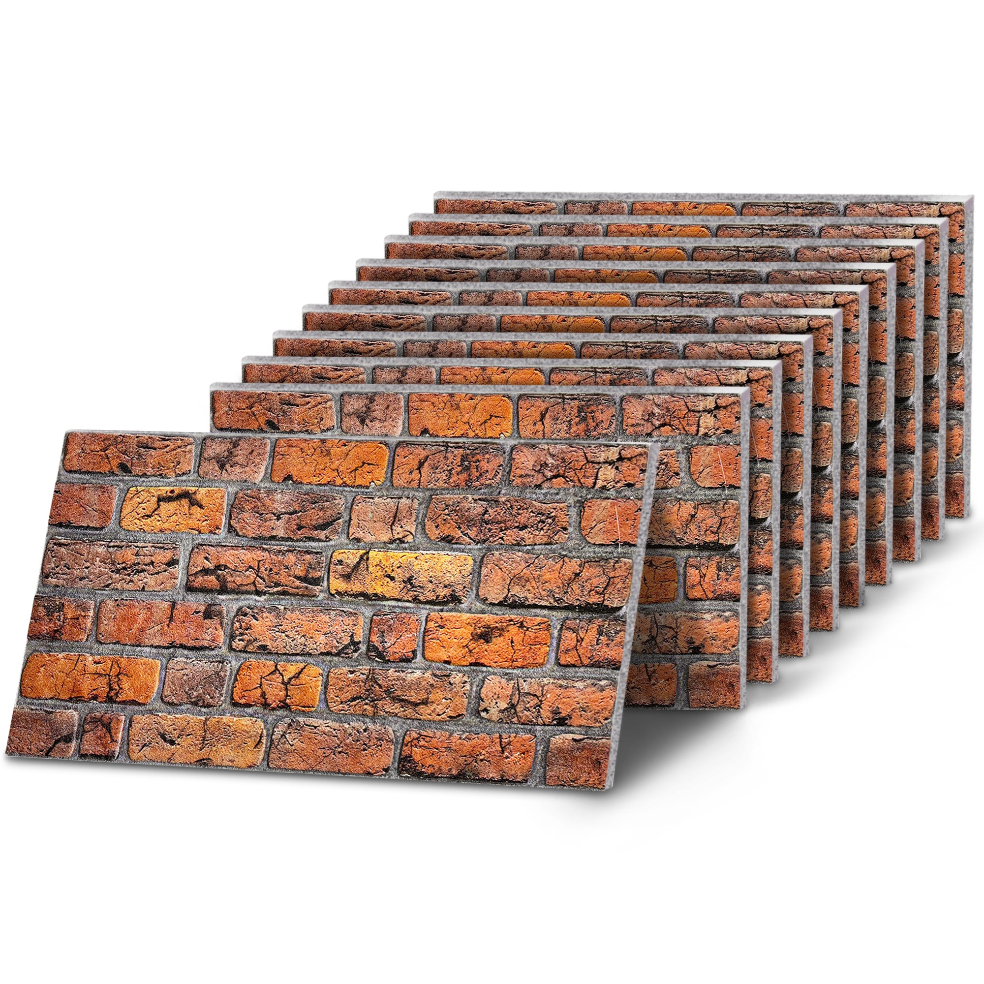 TAS-611 | Rustic Victorian Amber | Brick Effect – K&B Panels